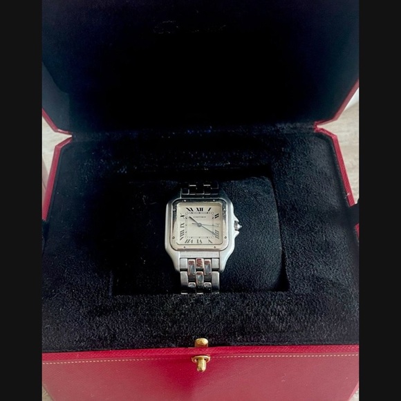 Cartier | Accessories | Cartier Silver Watch | Poshmark